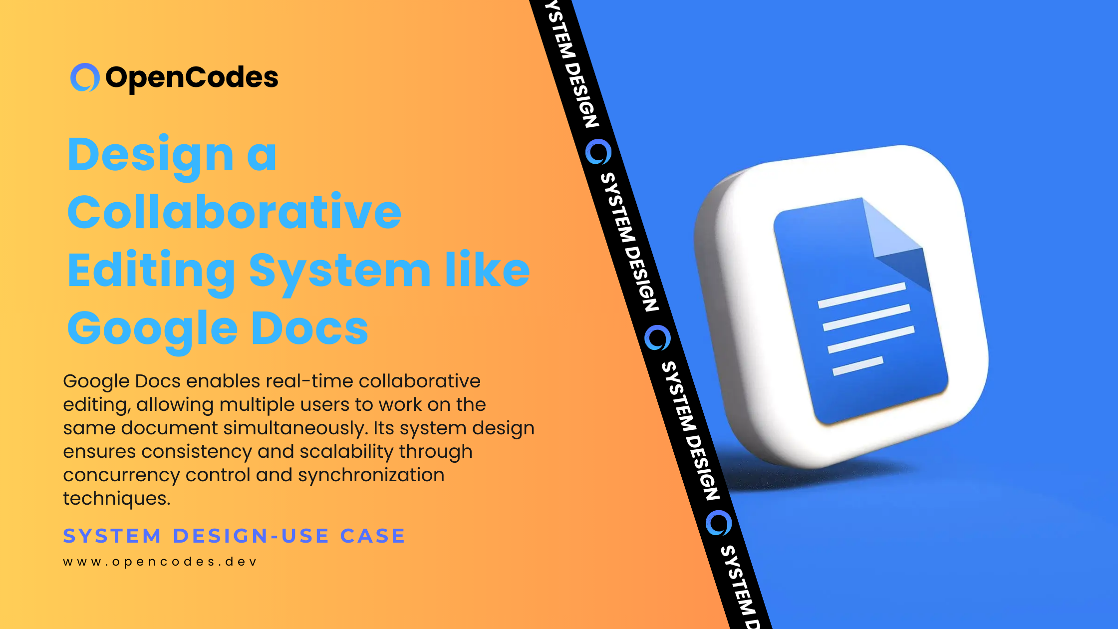 Design Google Docs - OpenCodes